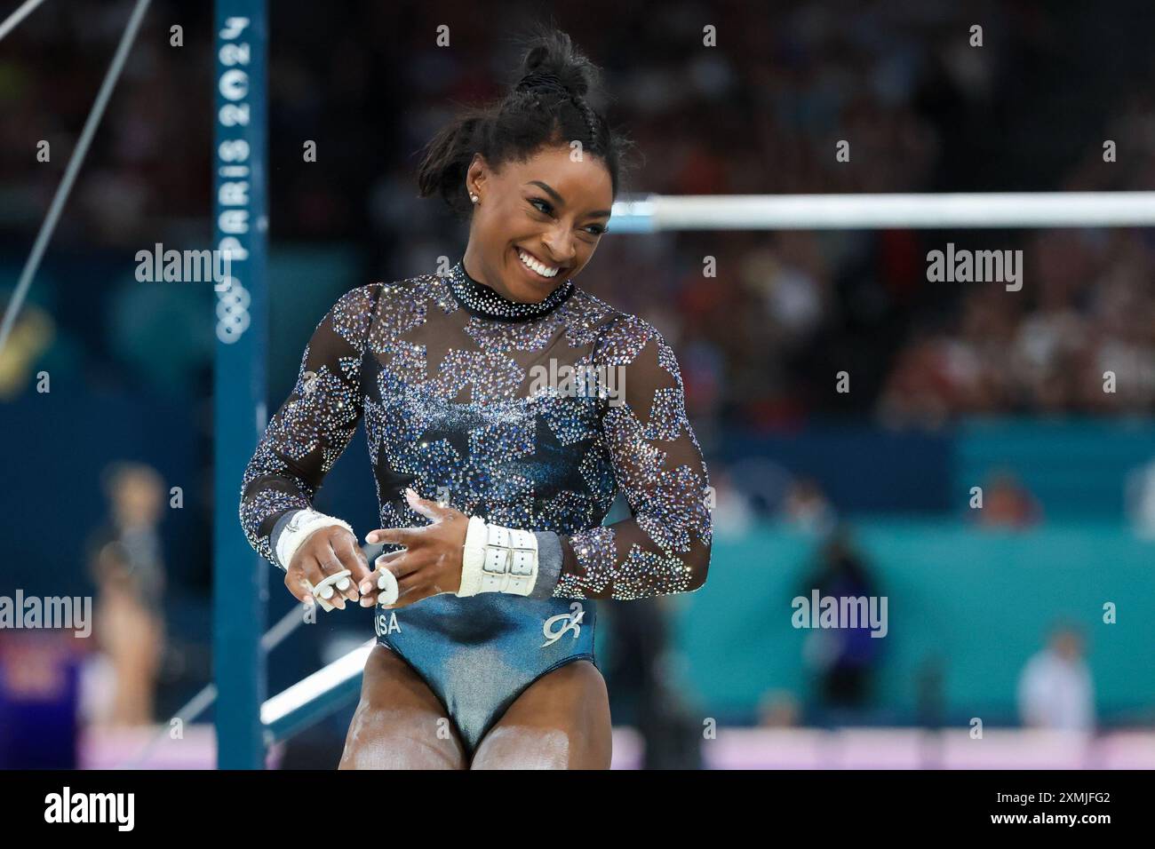 Paris, Ile de France, France. 28th July, 2024. Simone Biles of the ...