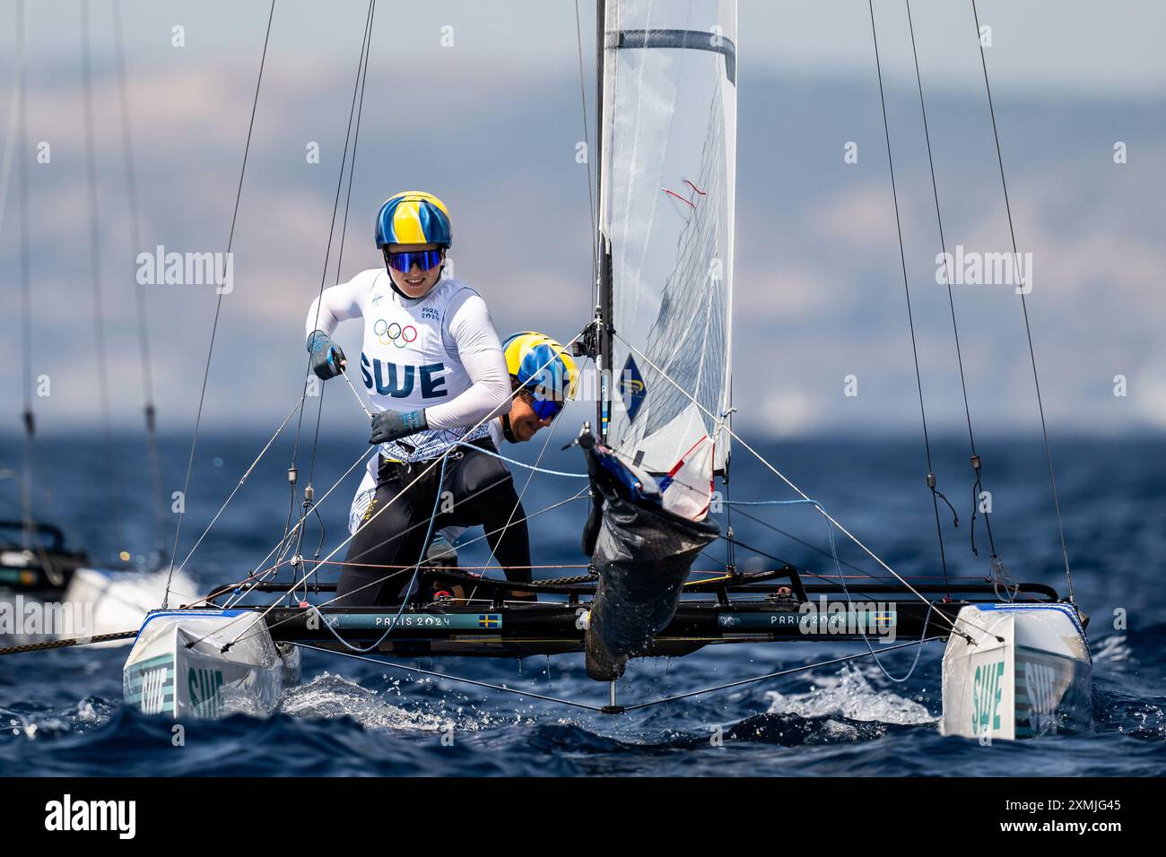 Emil Järudd and Hanna Jonsson of, Sweden. , . at a Mixed Multihull ...