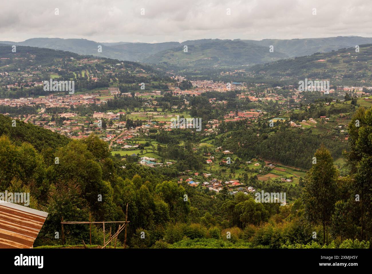 Aerial view of Kabale town, Uganda Stock Photo - Alamy