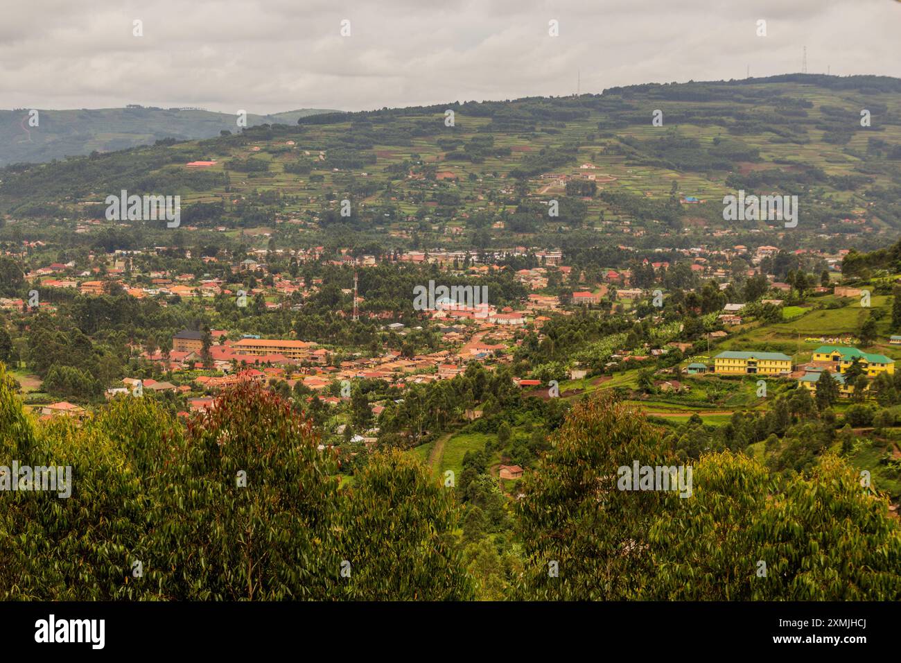 Aerial view of Kabale town, Uganda Stock Photo - Alamy