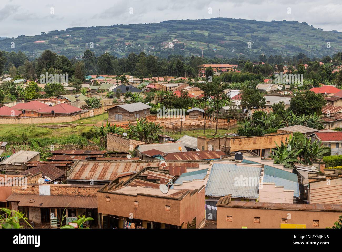 Aerial view of Kabale town, Uganda Stock Photo - Alamy