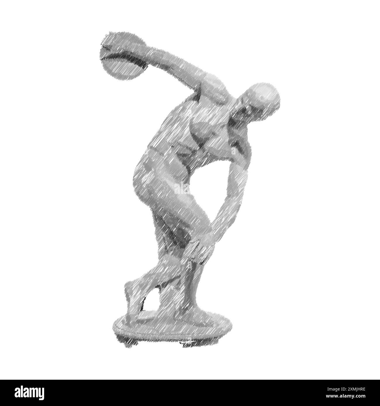 Heads Greek ancient sculpture, mystic. Vector hand drawn illustrations ...