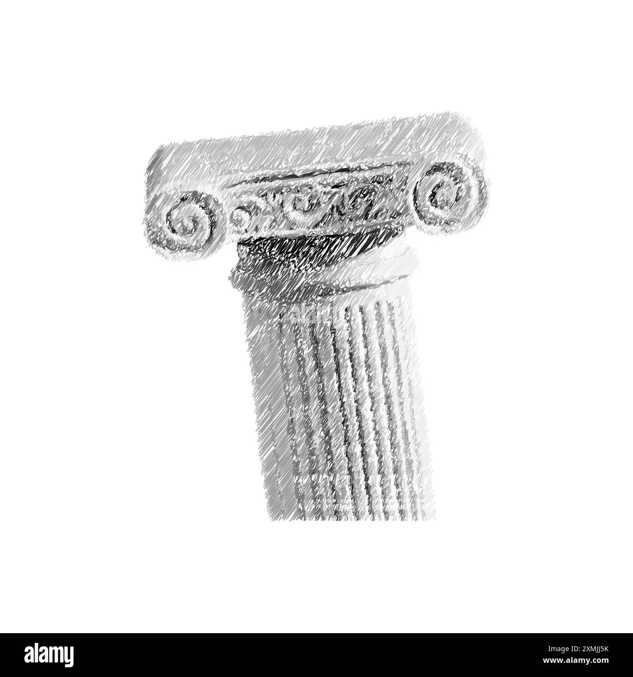 Heads Greek ancient sculpture, mystic. Vector hand drawn illustrations ...