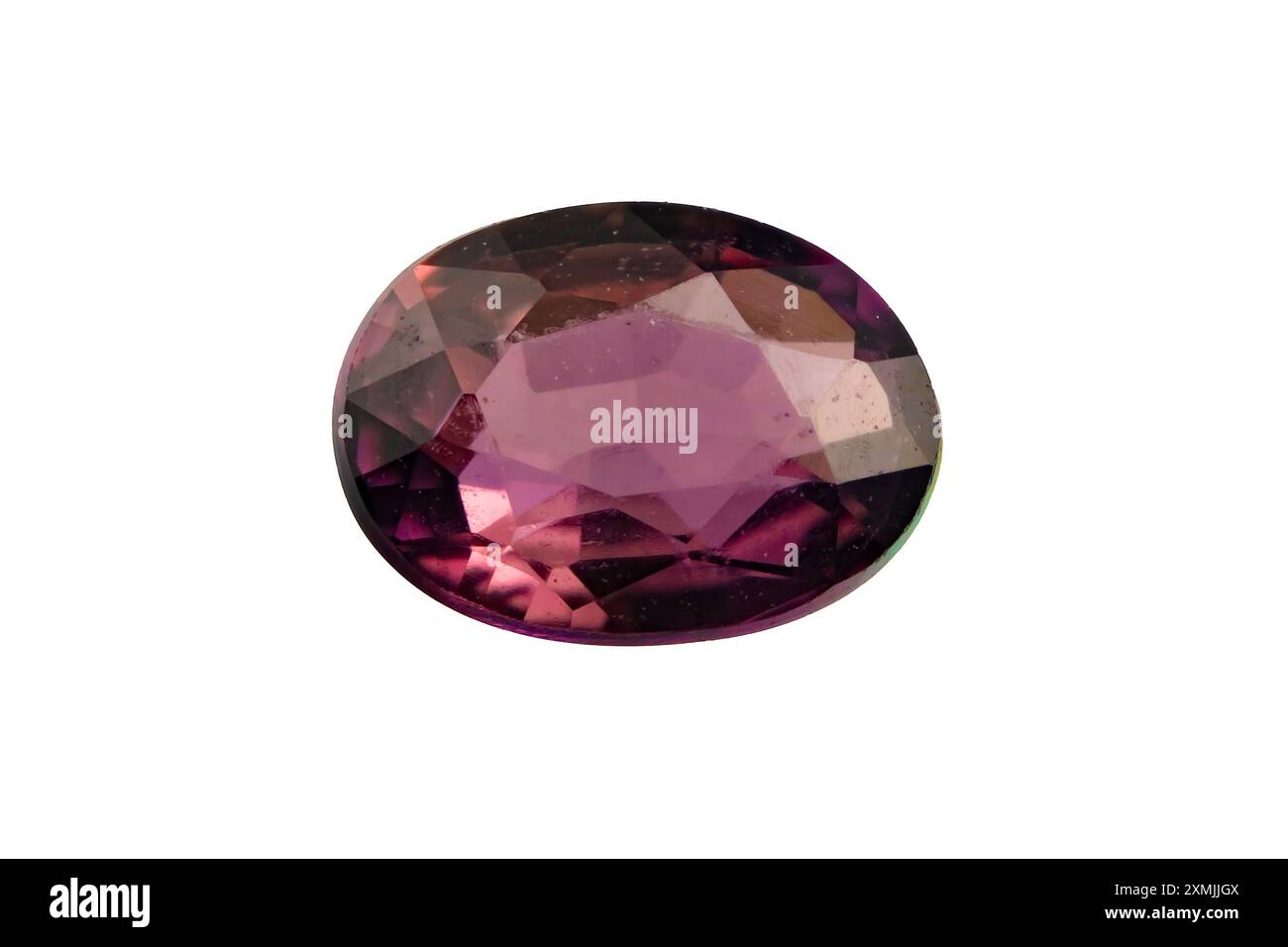natural pink sapphire gem on isolated white background Stock Photo - Alamy