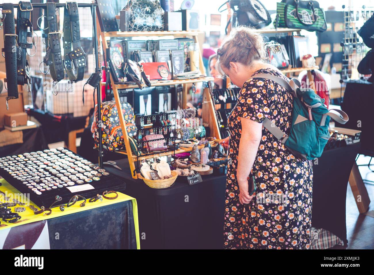 the Summer Goth Market, Stockport, 28th July 2024 Stock Photo - Alamy