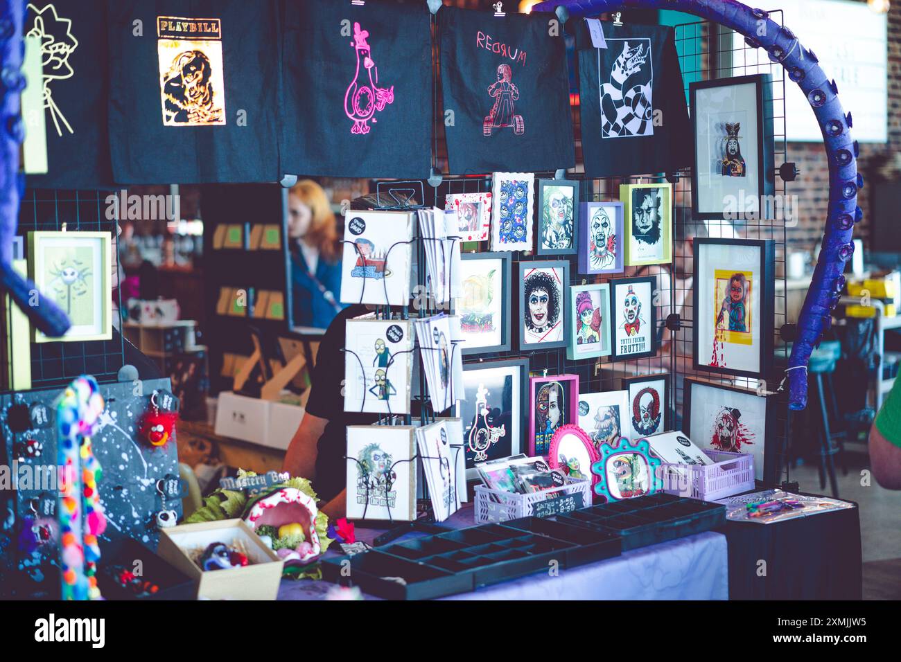 the Summer Goth Market, Stockport, 28th July 2024 Stock Photo - Alamy