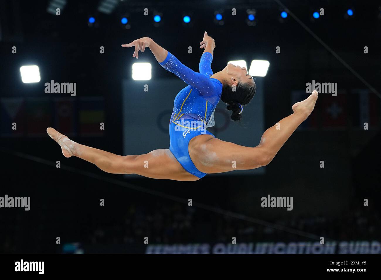 Paris, France. 28 July, 2024. Luisa Blanco (Colombia) competes during ...