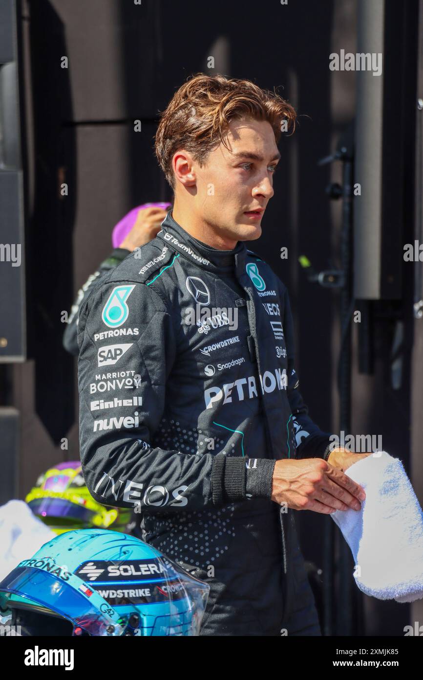 Spa, Monte Carlo, Belgium. 28th July, 2024. GEORGE RUSSELL disqualified ...