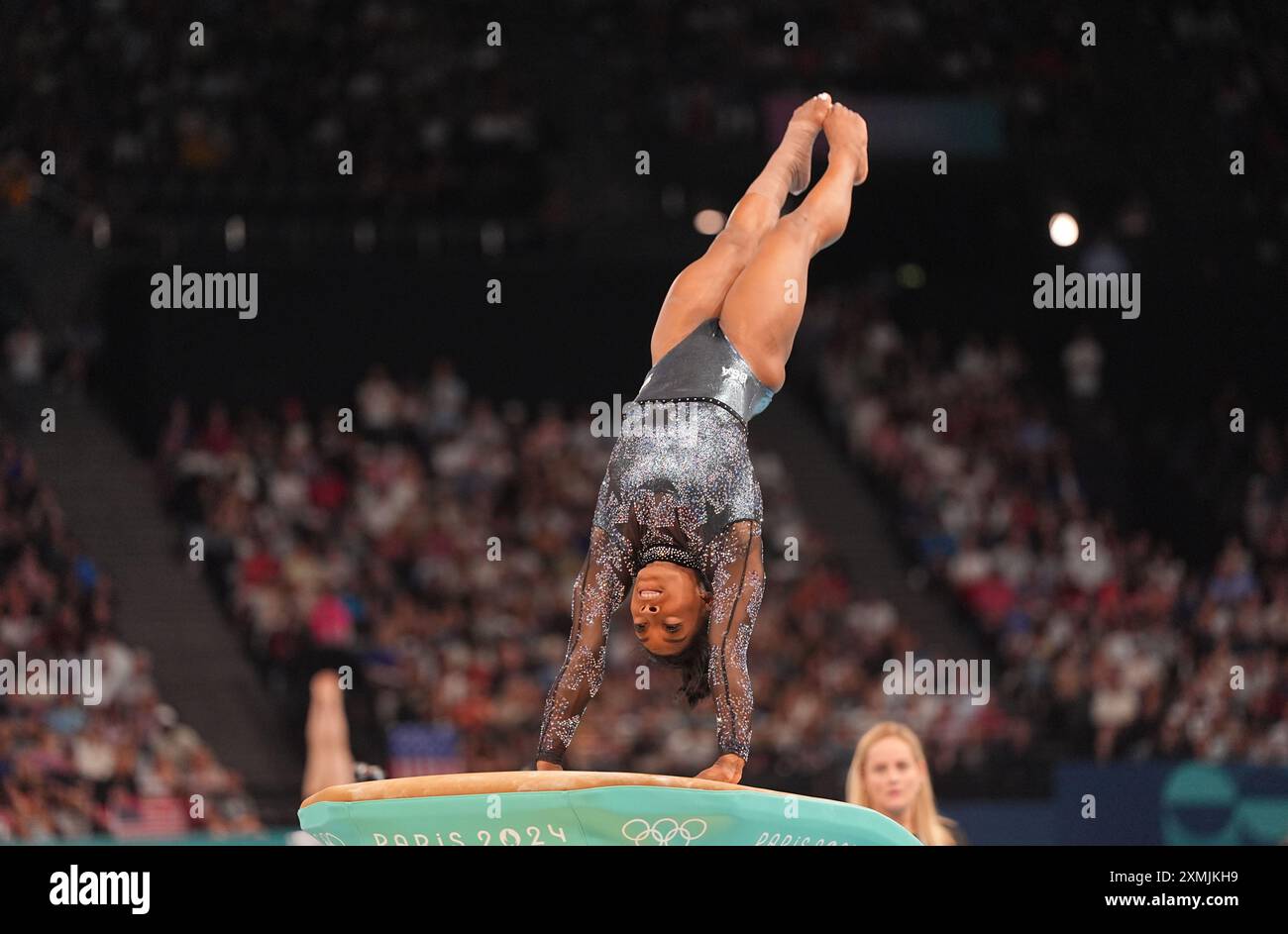 Paris, France. 28 July, 2024. Simone Biles (United States of America ...