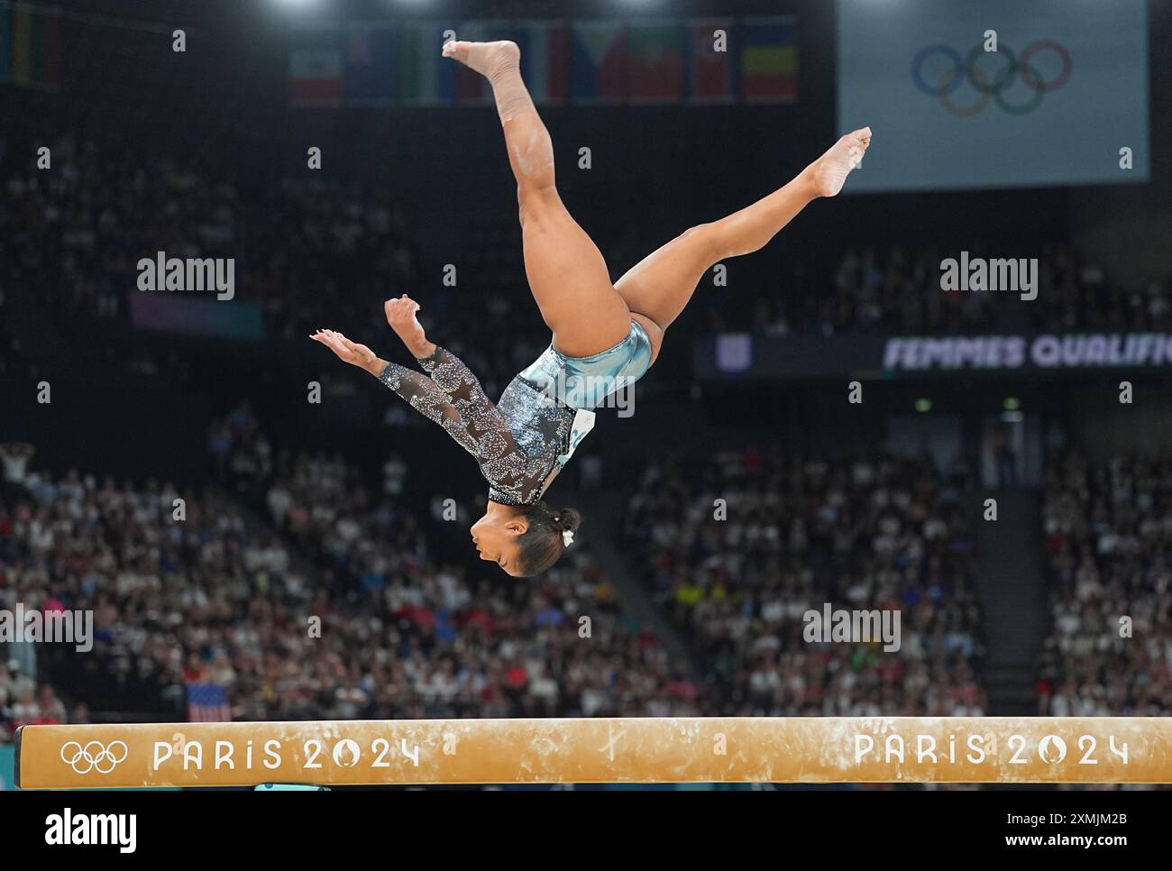 Paris, France. 28 July, 2024. Jordan Chiles (United States of America ...