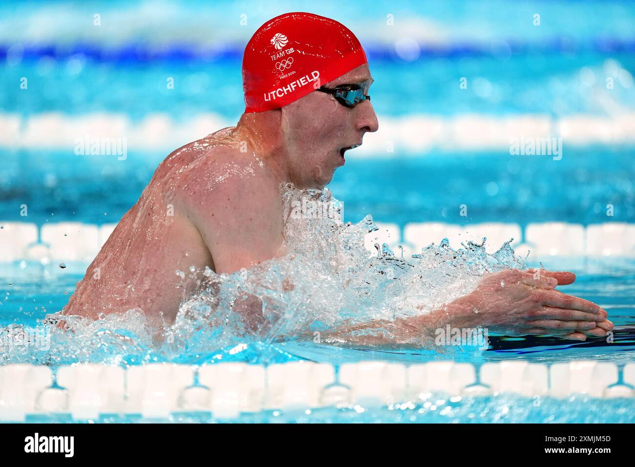 Great Britain's Max Litchfield during the Men's 400m Individual Medley ...