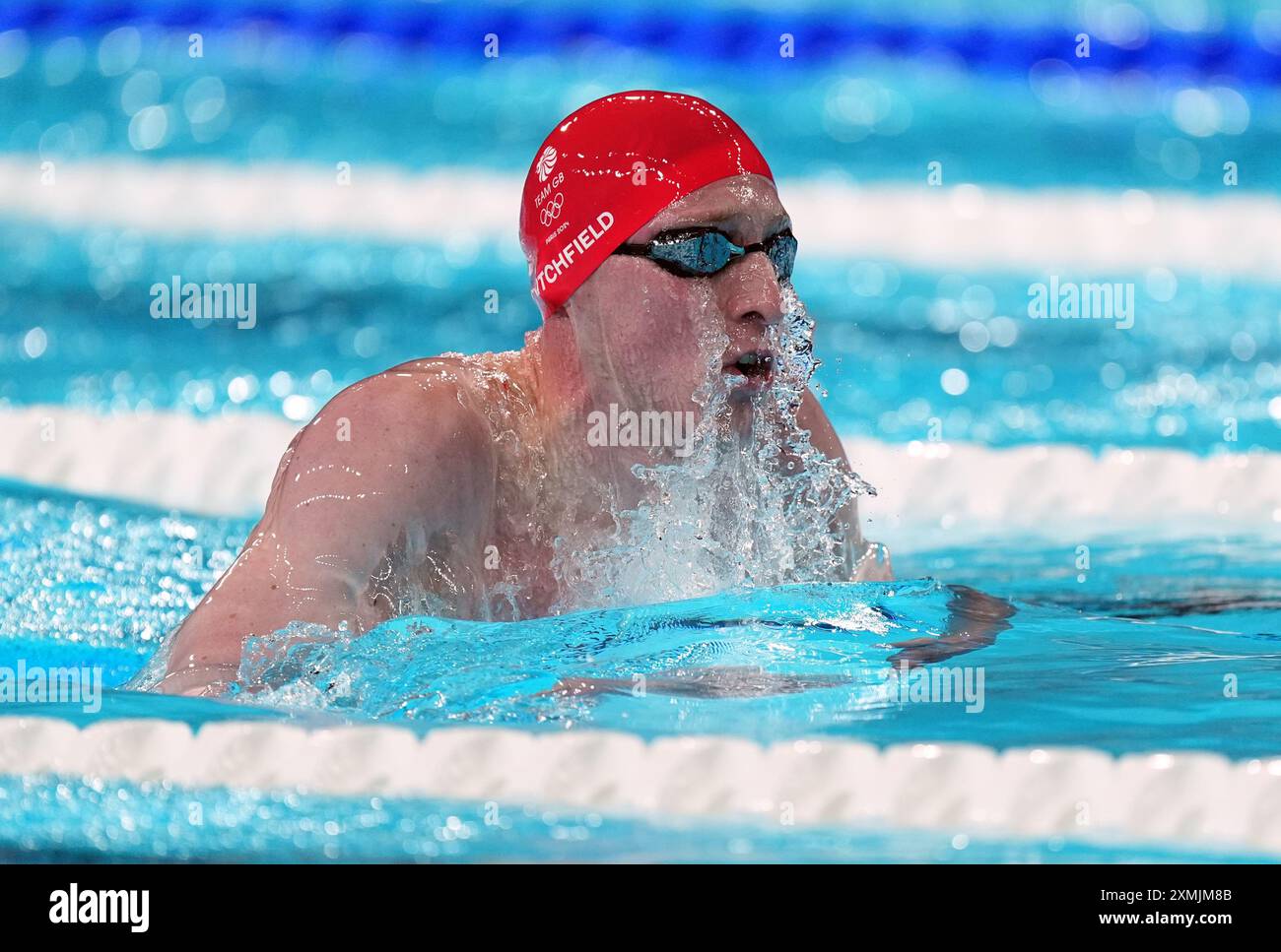 Great Britain's Max Litchfield during the Men's 400m Individual Medley ...