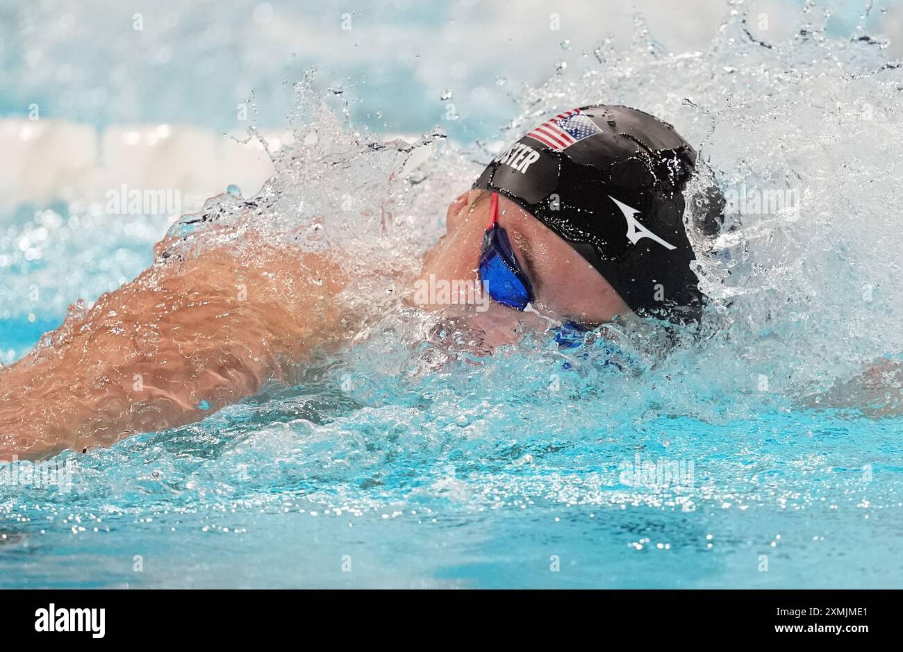 Paris, France. 28th July, 2024. Bronze medalist Carson Foster of the U ...