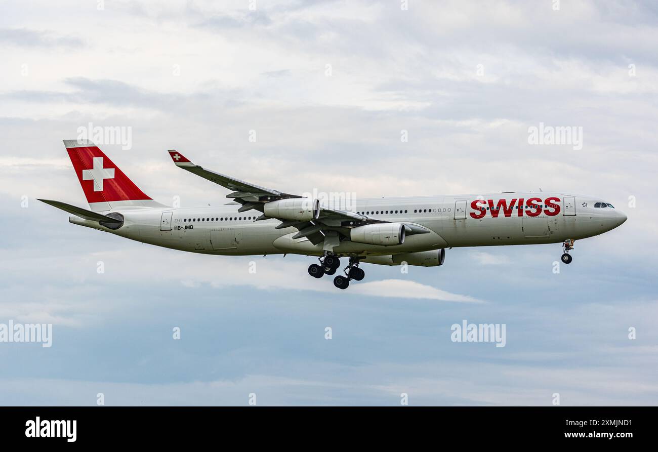 Zurich, Switzerland, 5th Jun 2024: An Airbus A340-313X from Swiss ...