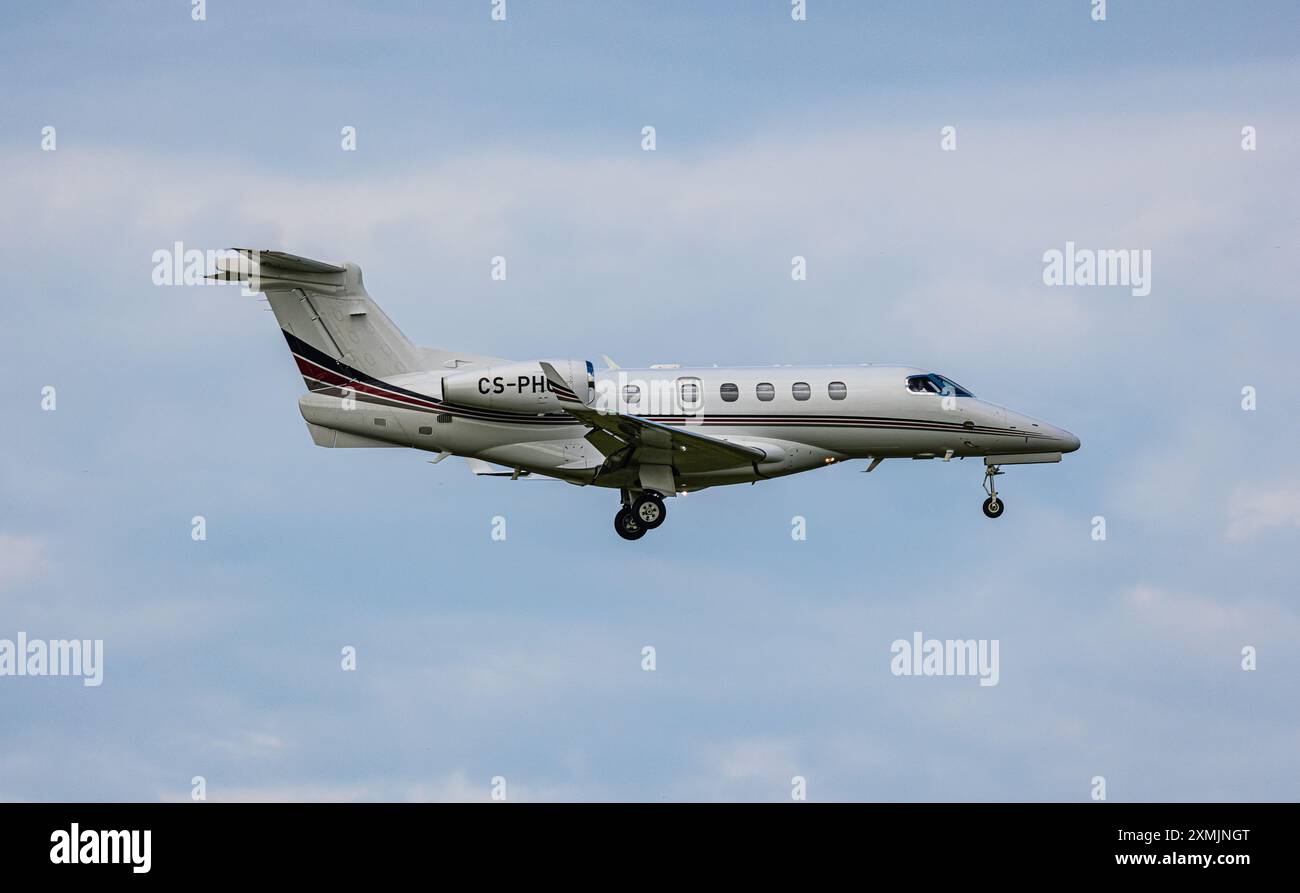 Zurich, Switzerland, 5th Jun 2024: A Netjets Embraer Phenom 300 is on ...