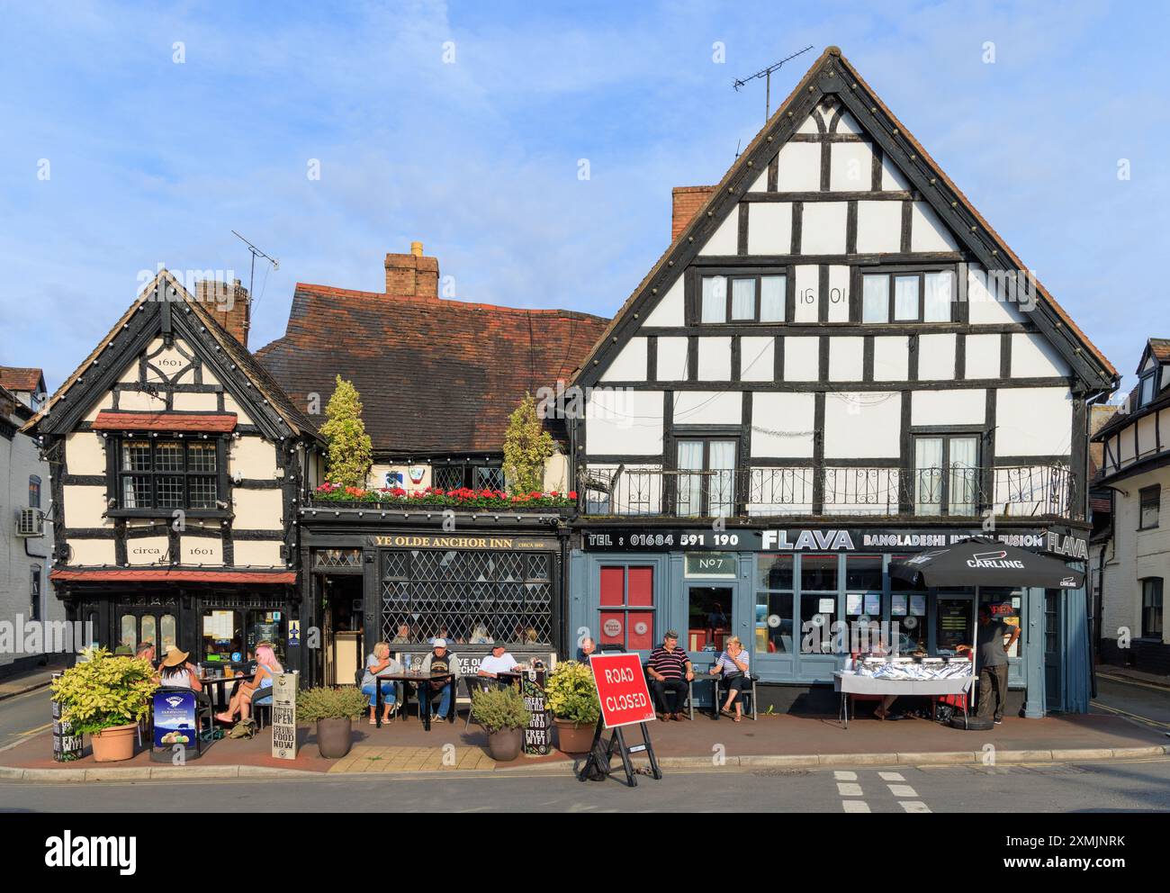 Ye Olde Anchor Inn, Upton-upon Severn, Worcestershire, England Stock ...