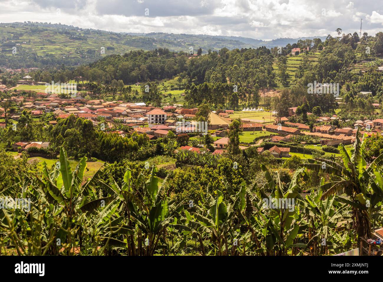 Aerial view of Kabale town, Uganda Stock Photo - Alamy