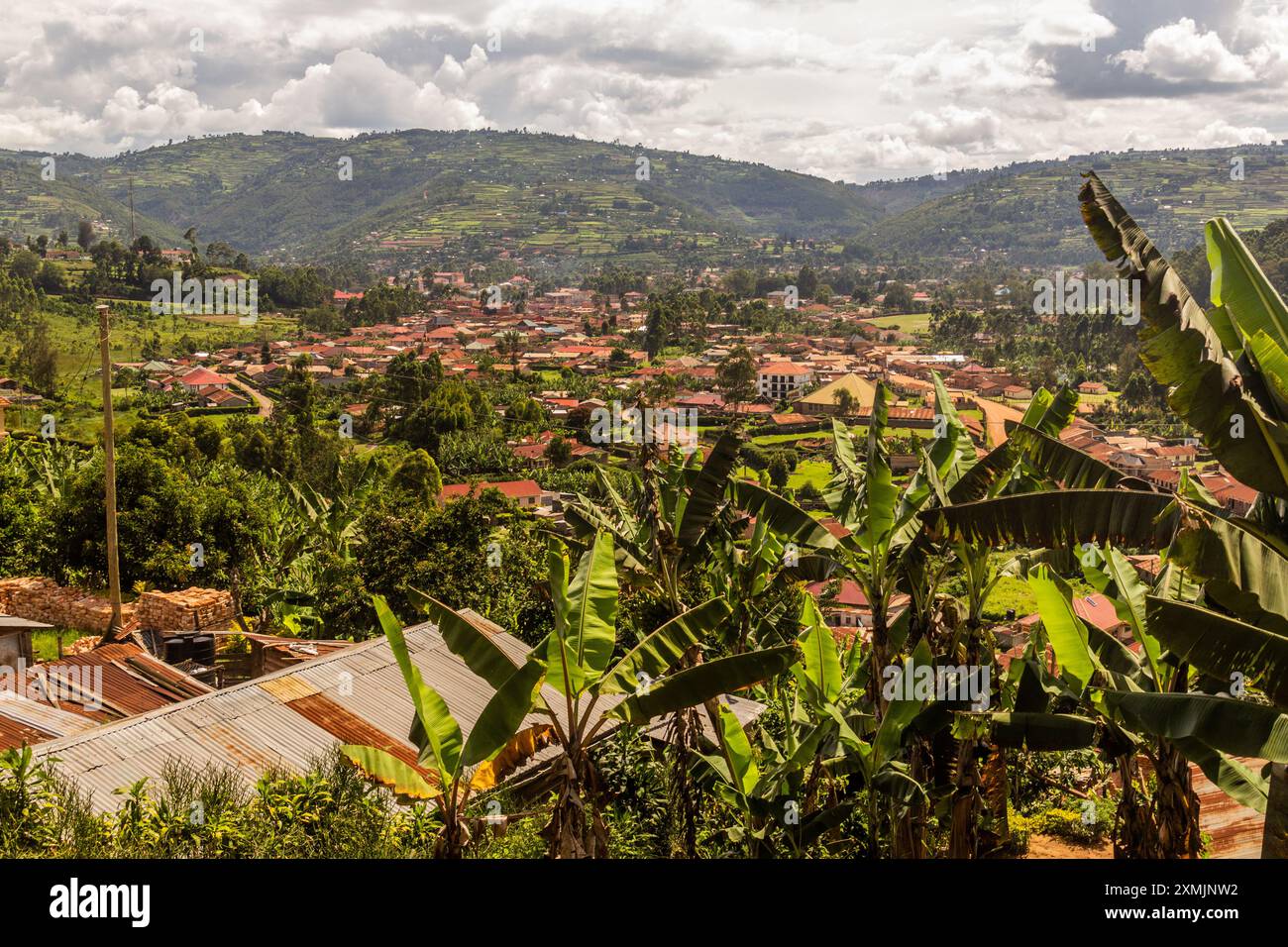 Aerial view of Kabale town, Uganda Stock Photo - Alamy