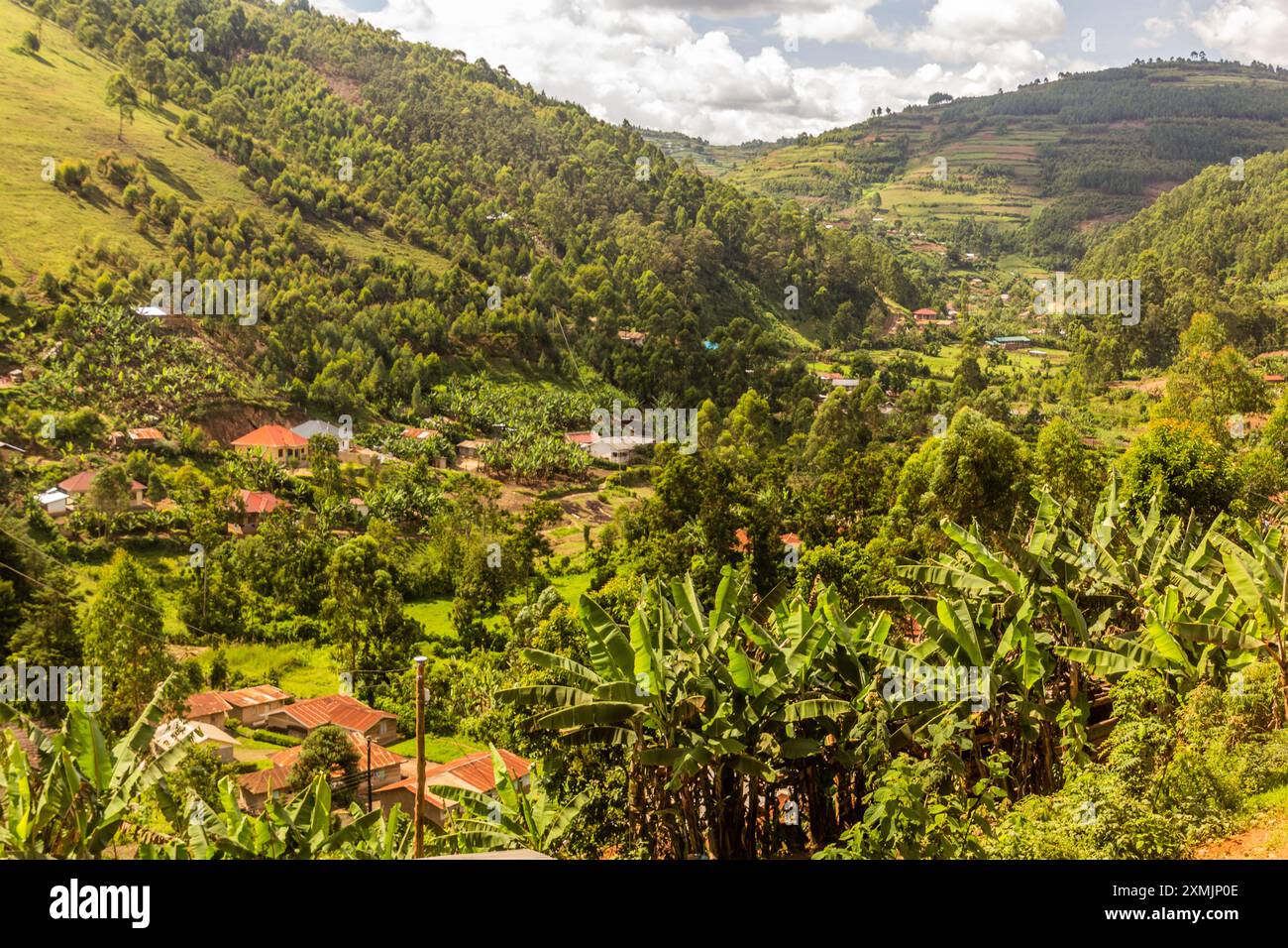 Landscape near Kabale town, Uganda Stock Photo - Alamy