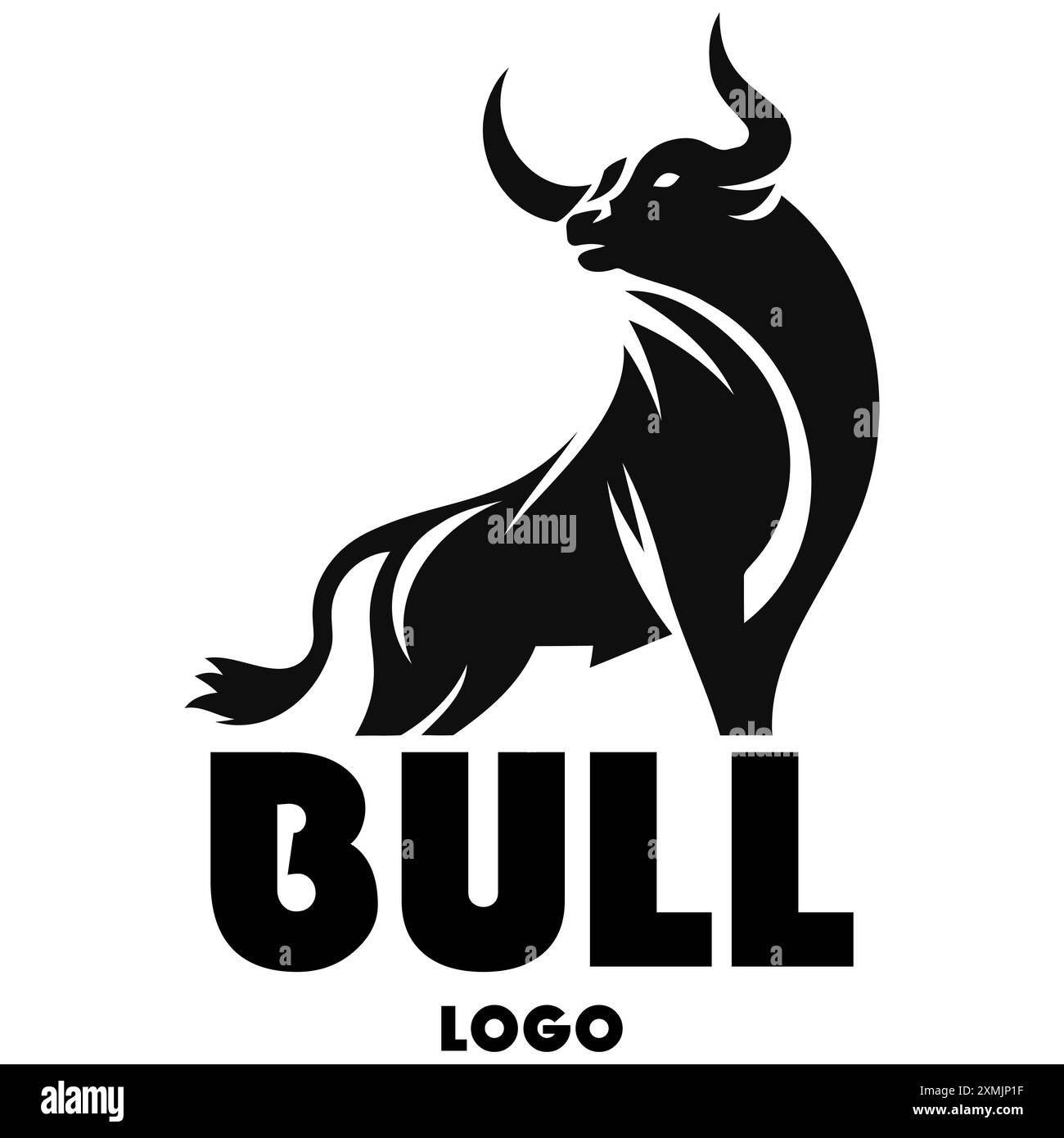 Bull Vector. Angry bull logo Stock Vector Image & Art - Alamy