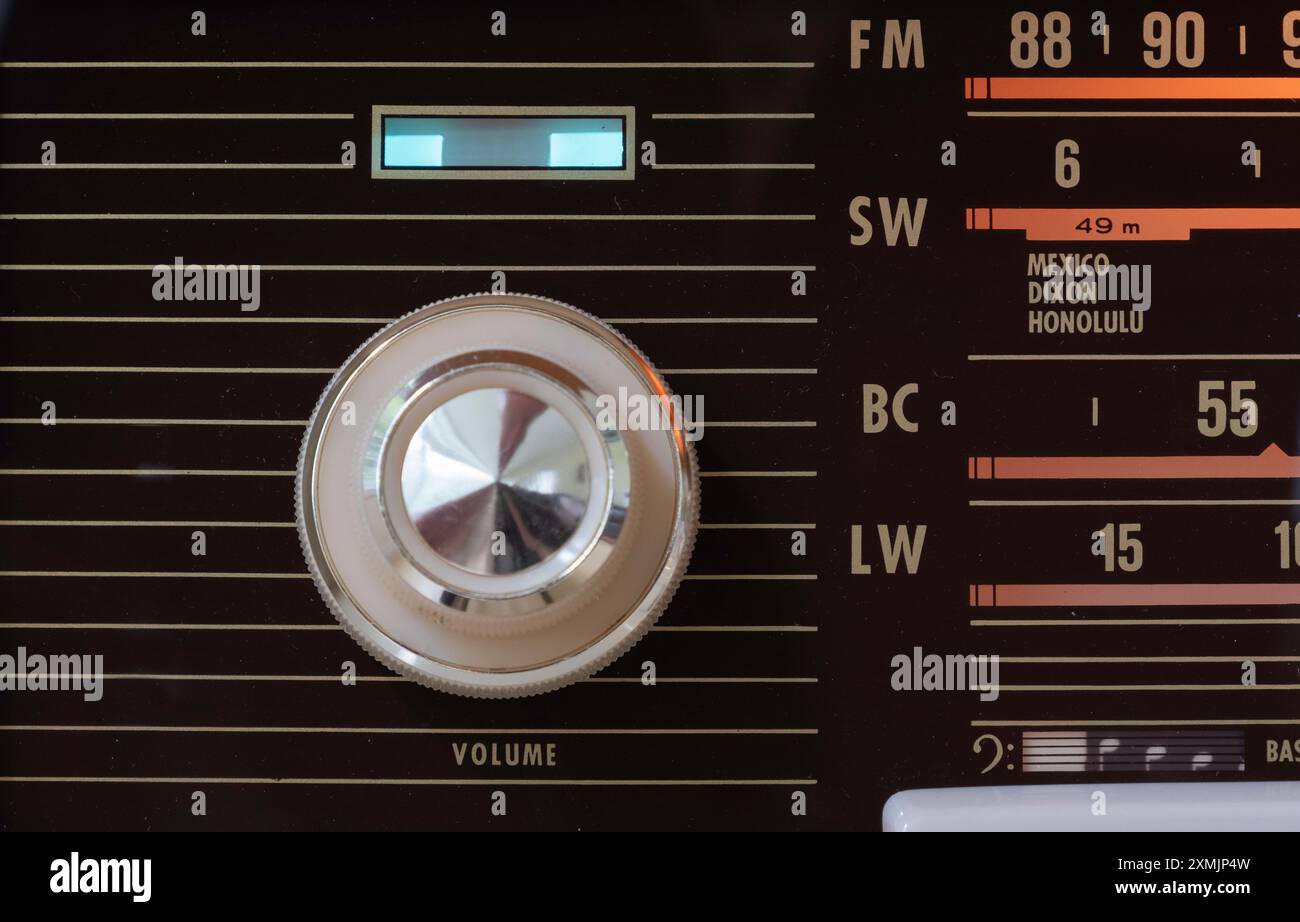 Tuning Eye - Vintage Loewe Opta Hi Fi Optimum Console Radio Stock Photo ...