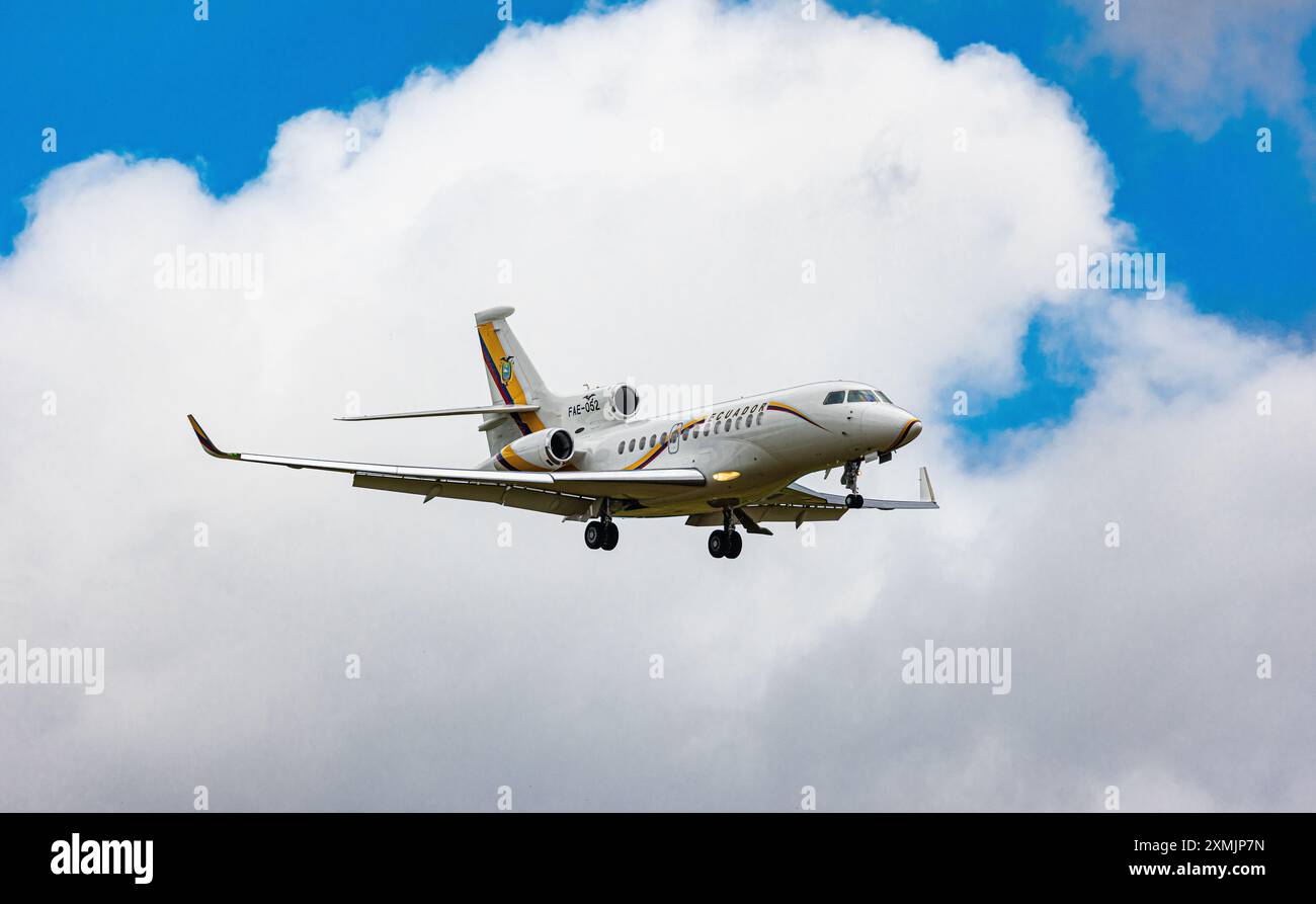 Zurich, Switzerland, 15th Jun 2024: The delegation from Ecuador travels ...