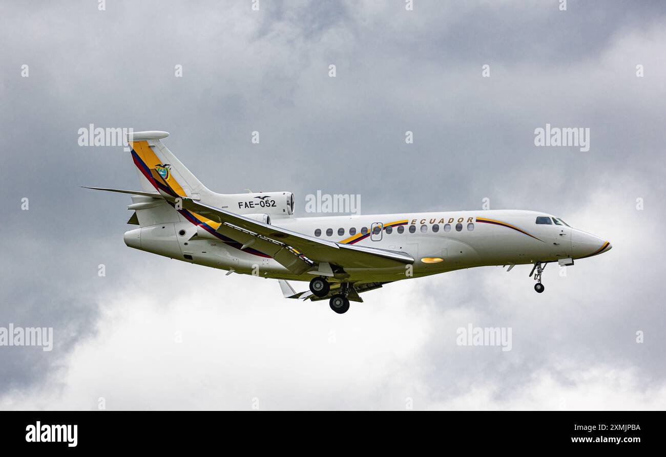 Zurich, Switzerland, 15th Jun 2024: The delegation from Ecuador travels ...