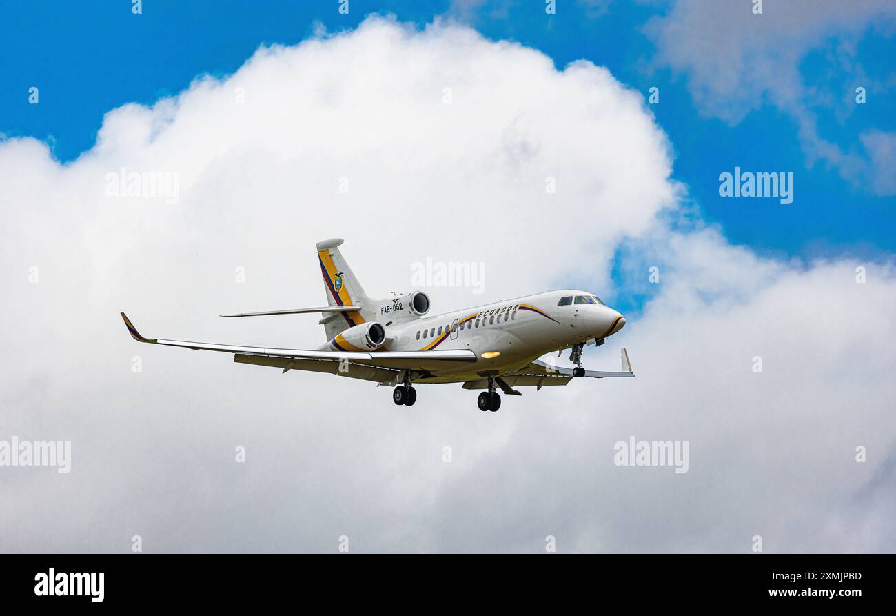 Zurich, Switzerland, 15th Jun 2024: The delegation from Ecuador travels ...