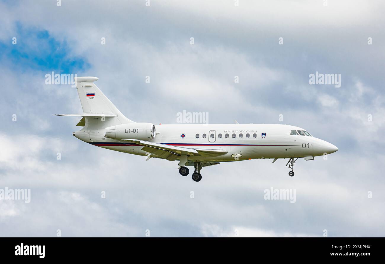 Zurich, Switzerland, 15th Jun 2024: The delegation from Slovenia ...