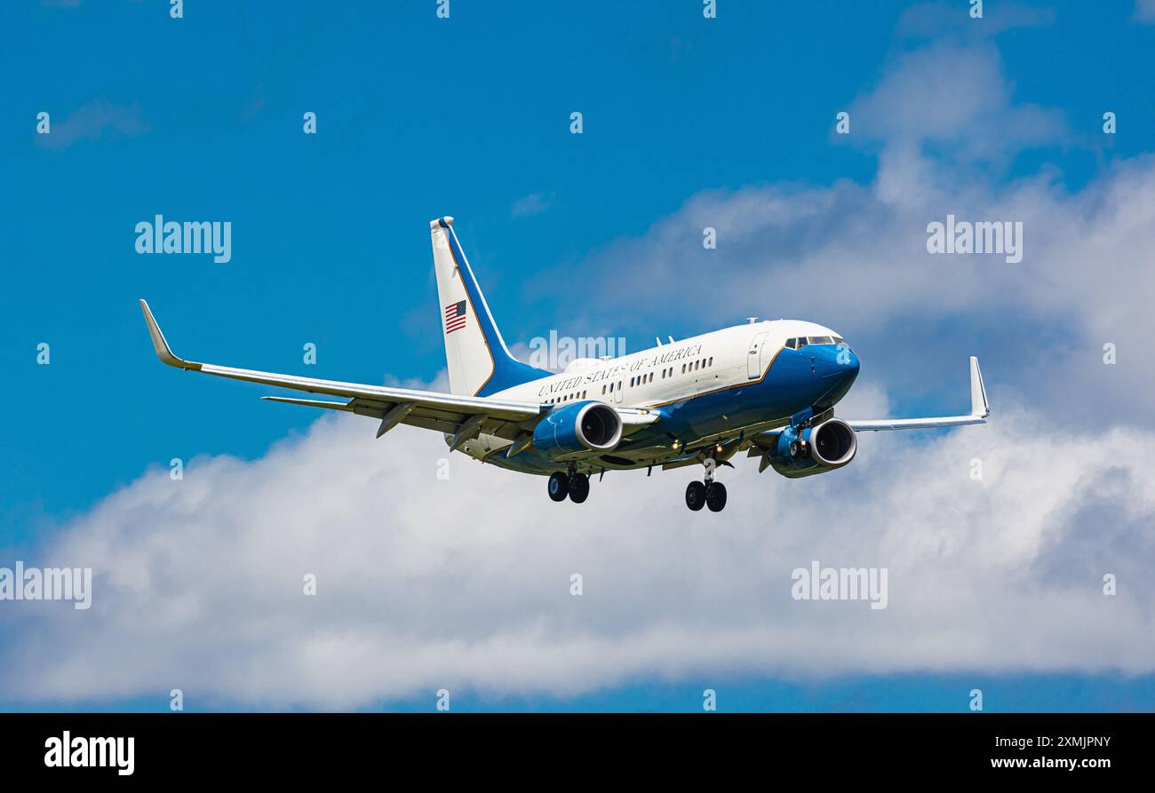 Zurich, Switzerland, 15th Jun 2024: The Boeing C-40 Clipper is a ...