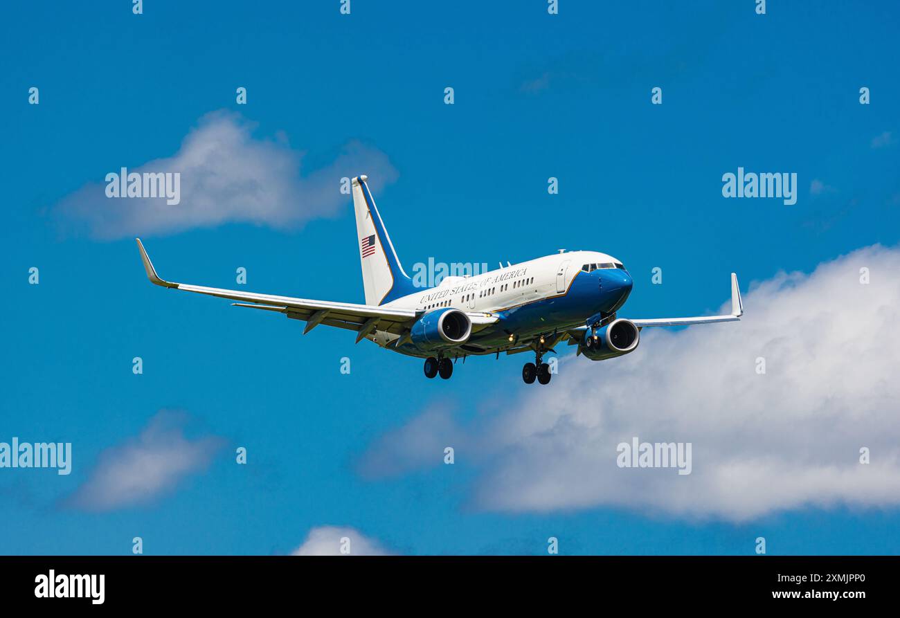 Zurich, Switzerland, 15th Jun 2024: The Boeing C-40 Clipper is a ...