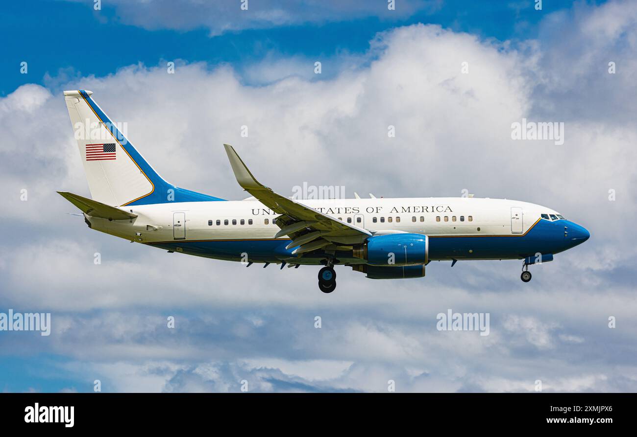 Zurich, Switzerland, 15th Jun 2024: The Boeing C-40 Clipper is a ...