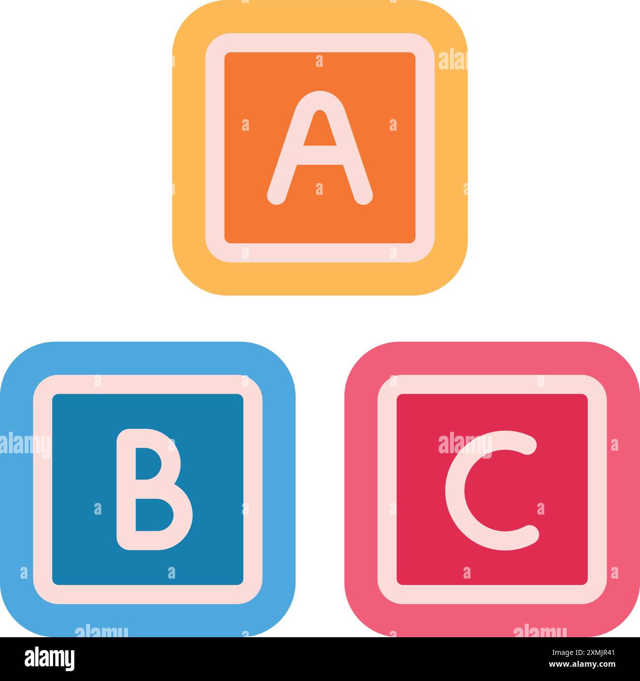 Baby Alphabet Letter Toy Stock Vector Image & Art - Alamy