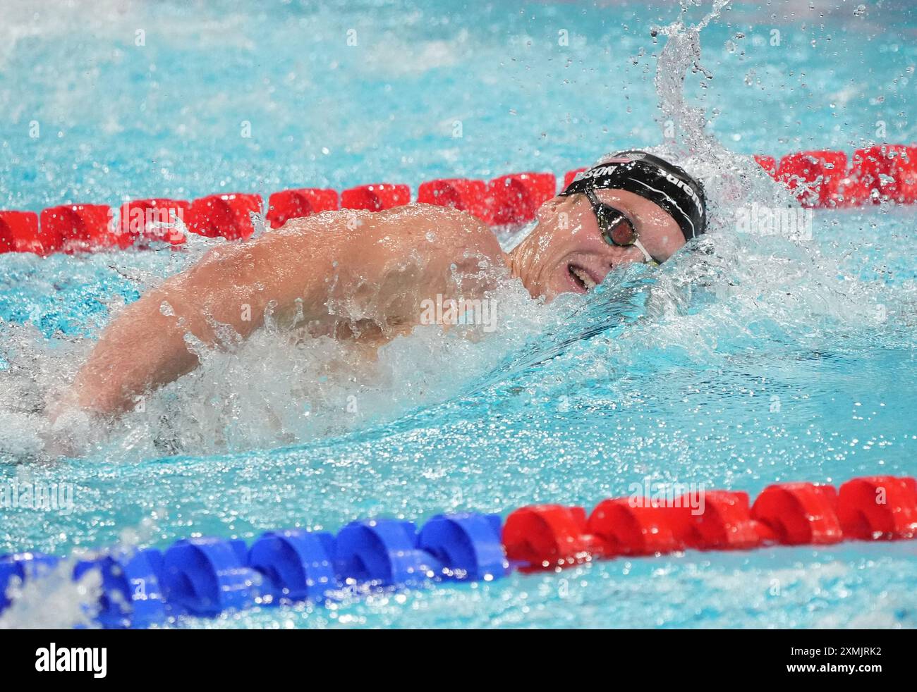 Paris, France. 28th July, 2024. Lucas Hobson of the U.S. competes in ...