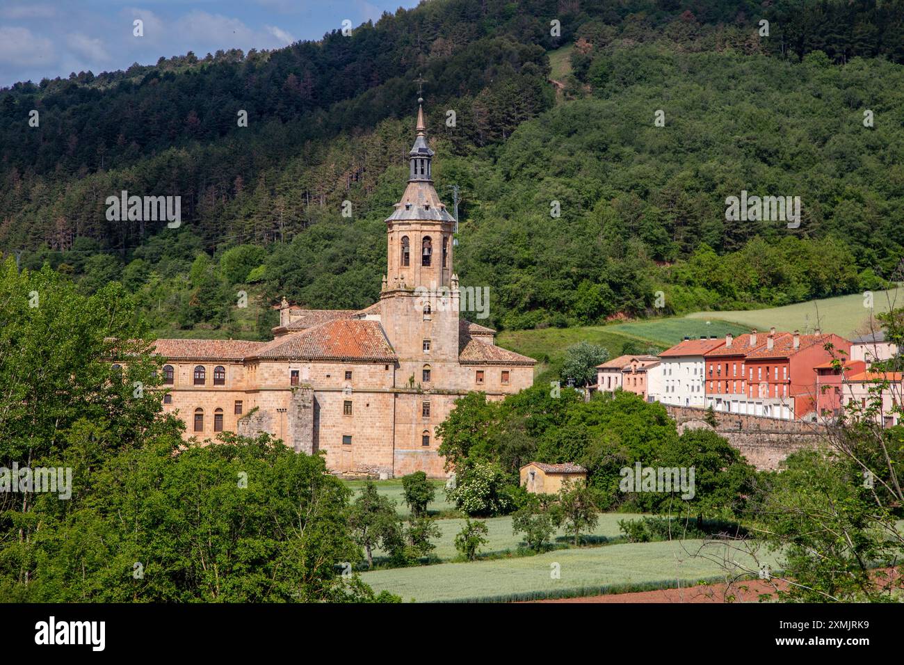 The Monastery of San Millan de Yuso in the Spanish village of San ...