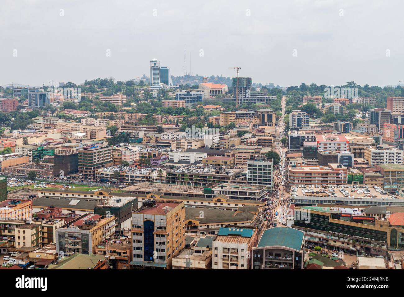 Aerial view of Kampala, Uganda Stock Photo - Alamy