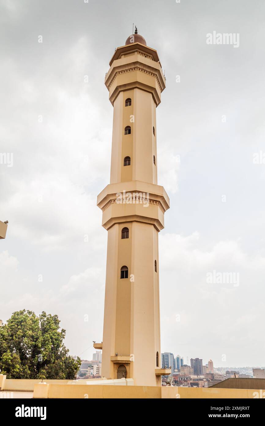 Minaret of the Uganda National Mosque in Kampala, Uganda Stock Photo ...
