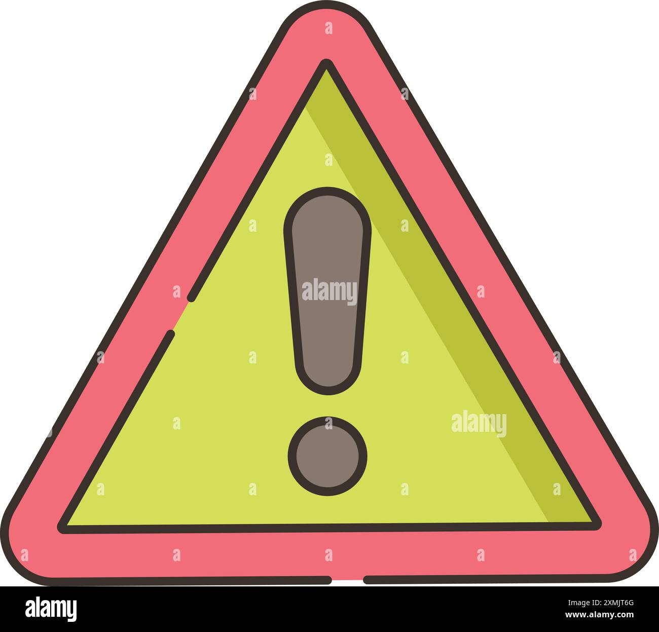 Exclamation mark symbol icon for web Stock Vector Images - Alamy