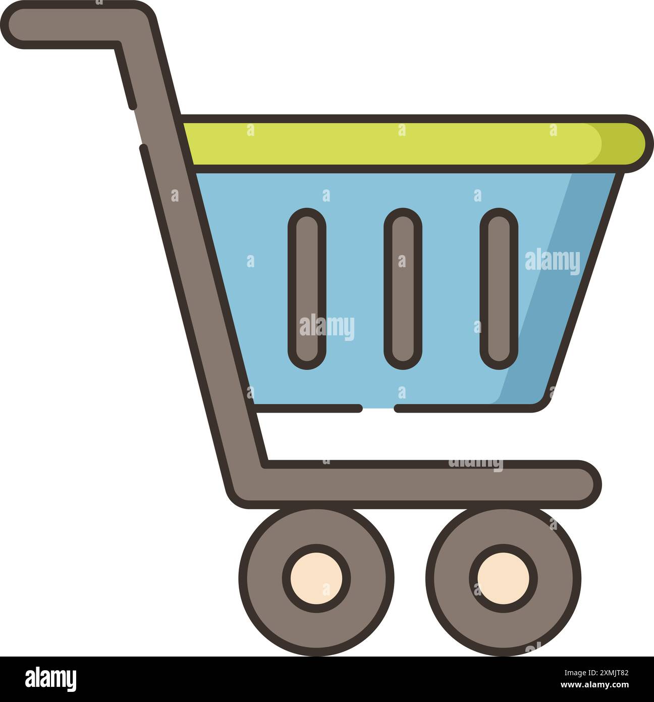 Minimalistic cart art hi-res stock photography and images - Alamy