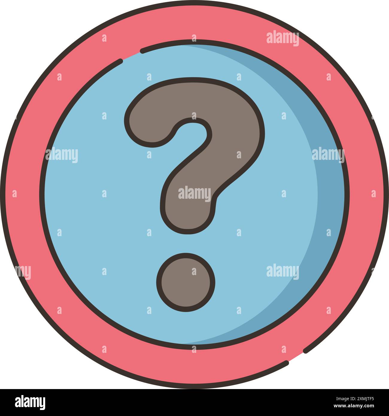 Question Mark Web Icon Stock Vector Image & Art - Alamy