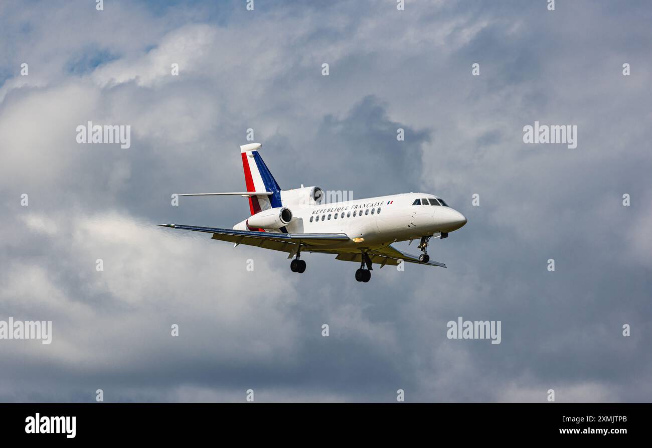 Zurich, Switzerland, 15th Jun 2024: A French Air Force Dassault Falcon ...