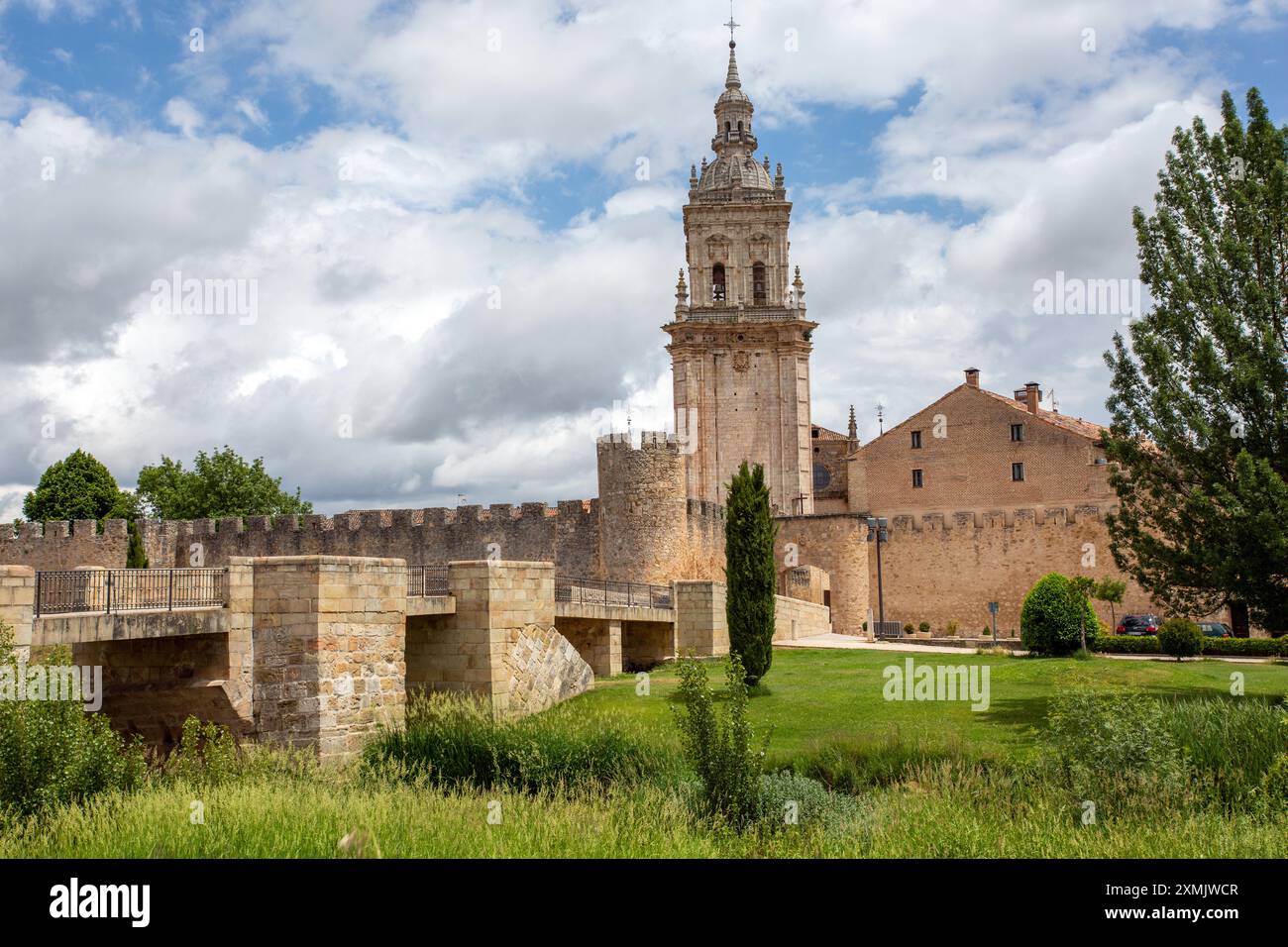 The Spanish medieval walled city of El Burgo de Osma and its Cathedral ...