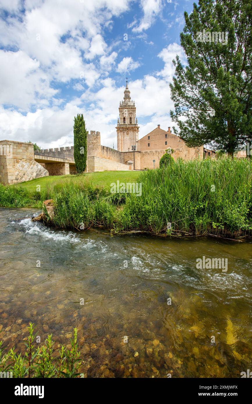 The Spanish medieval walled city of El Burgo de Osma and its Cathedral ...