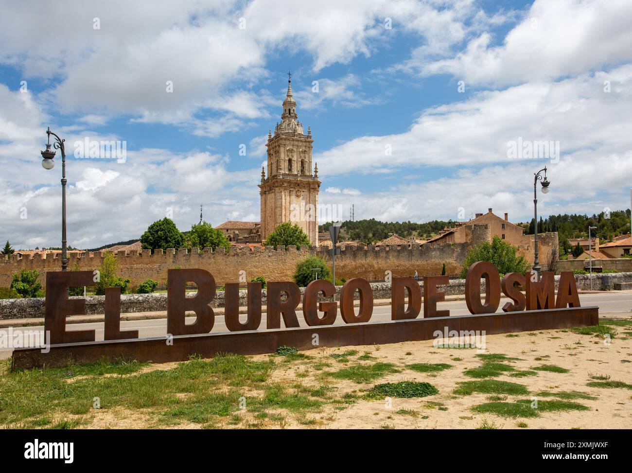 The Spanish medieval walled city of El Burgo de Osma and its Cathedral ...