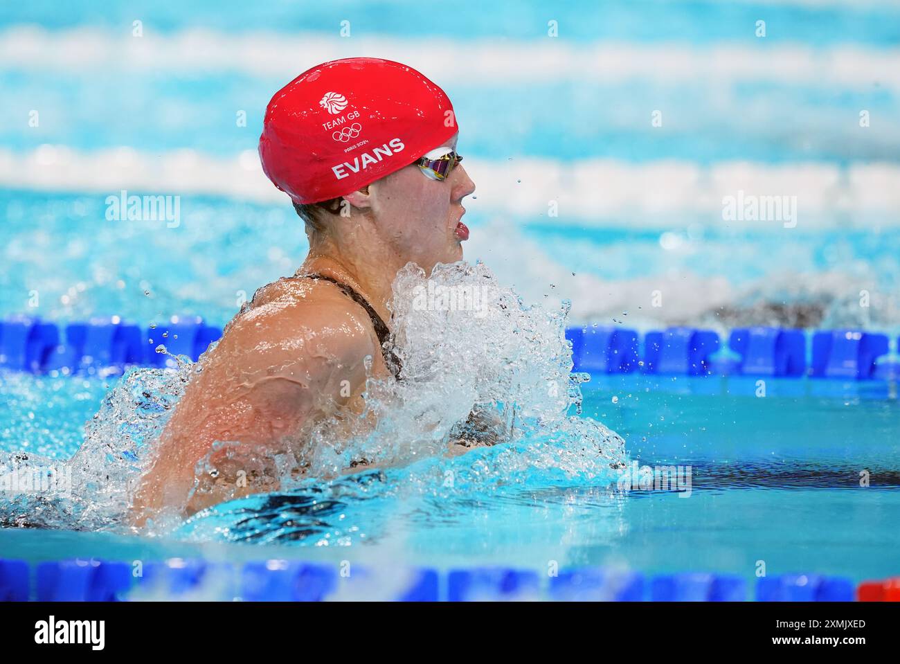 Great Britain's Angharad Evans during the Women's 100m Breaststroke ...