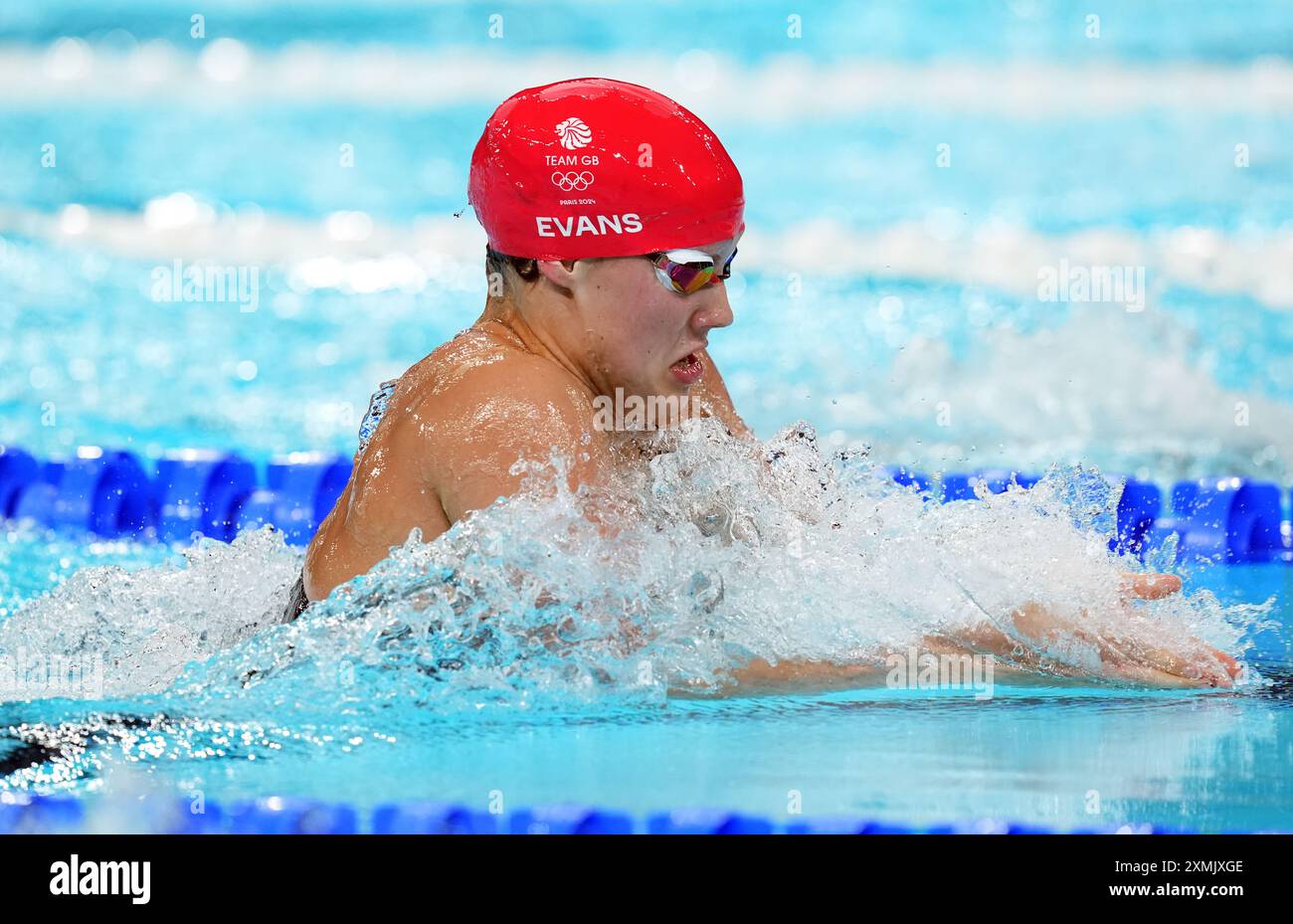 Great Britain's Angharad Evans during the Women's 100m Breaststroke ...
