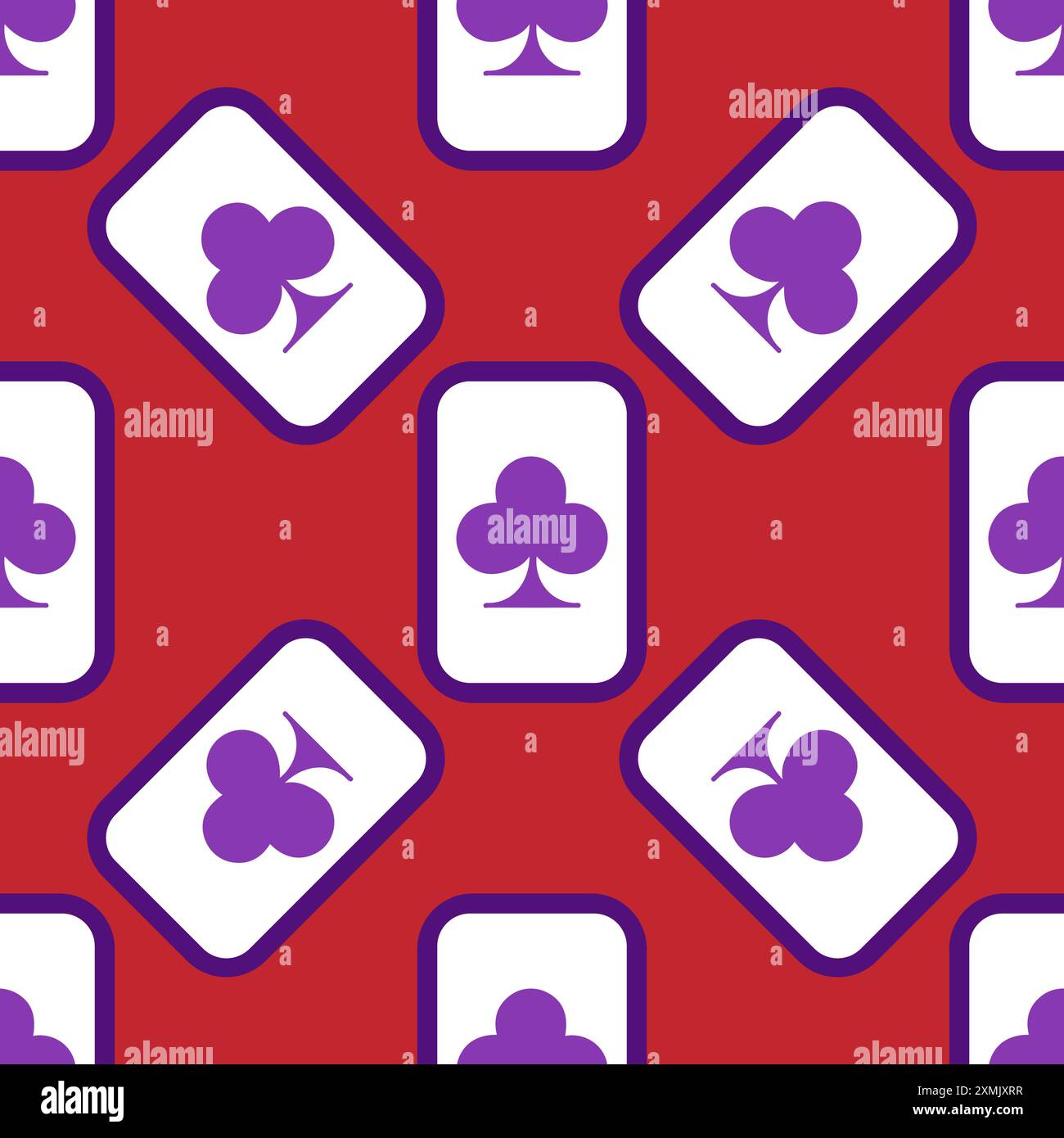 Purple falling playing cards seamless pattern Stock Vector Image & Art ...