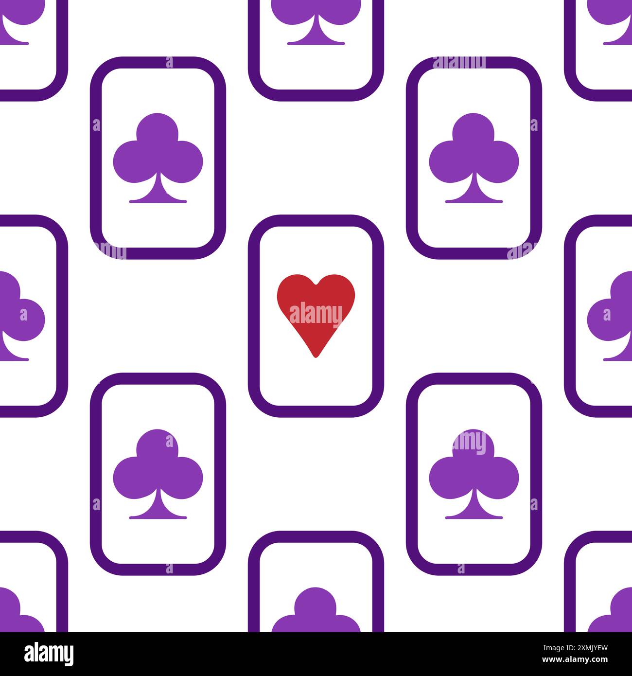 Purple falling playing cards seamless pattern Stock Vector Image & Art ...