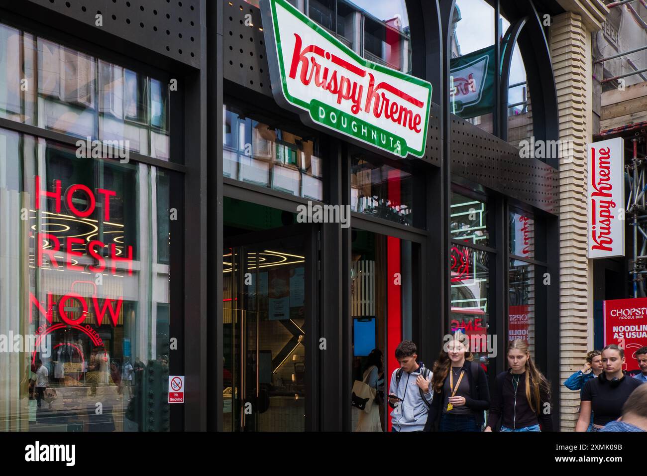 London, UK - July 25, 2014: Krispy Kreme Doughnuts shop in London Stock ...