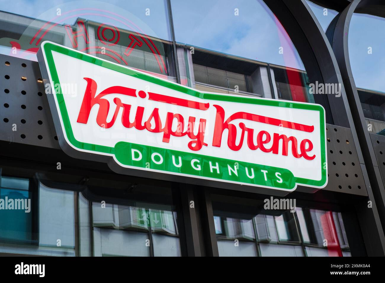 London, UK - July 25, 2014: Krispy Kreme Doughnuts shop in London Stock ...